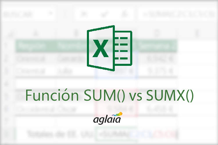 Diferencias entre las funciones SUM() y SUMX() | Aglaia